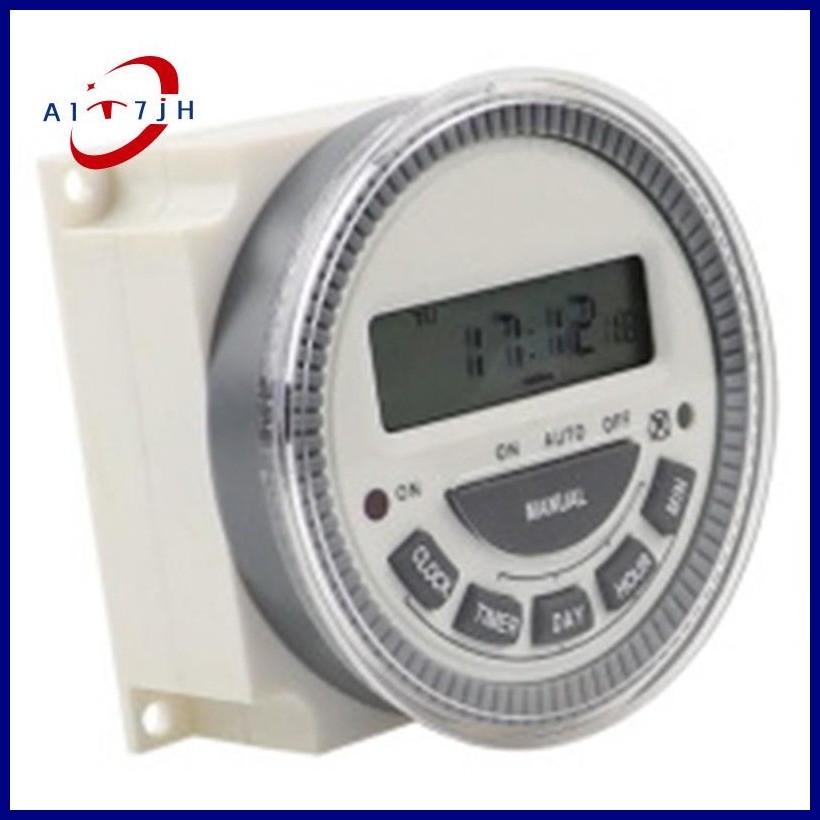3pcs Programmable Timer Switch Relay Digital LCD Power Weekly CN304A AC ...