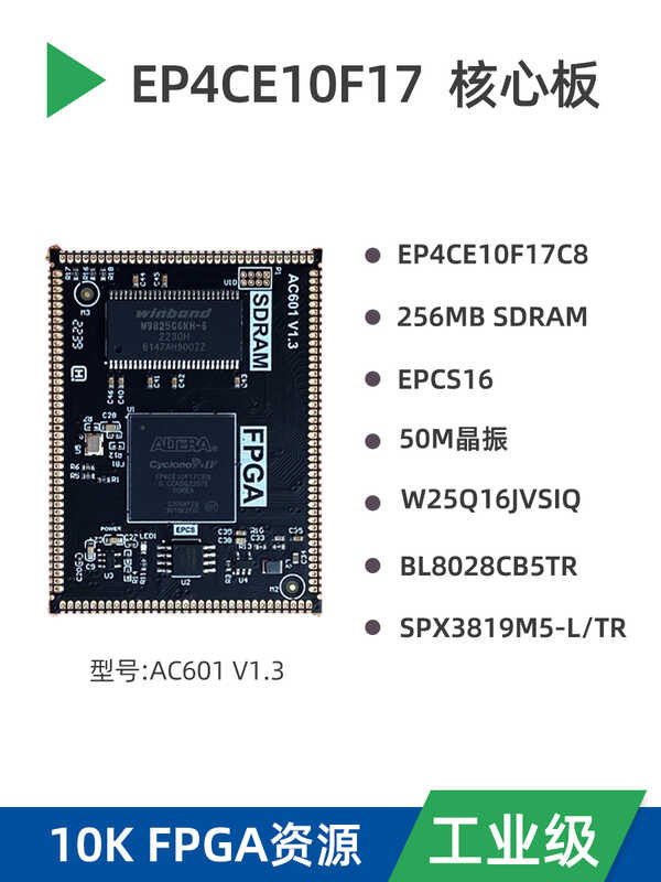 EP4CE6/EP4CE10 FPGA Stamp Hole Core Board Development Board Industrial ...