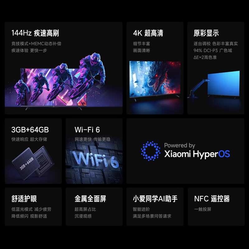 Xiaomi Redmia Pro 50 pulgada 3+64GB malaking storage high-definition ...