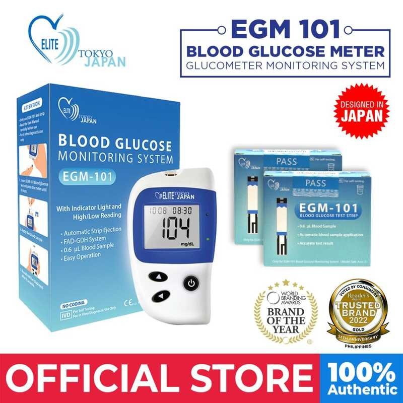 LY Elite Tokyo Japan Egm101 Blood Glucose Meter Glucometer Monitoring ...