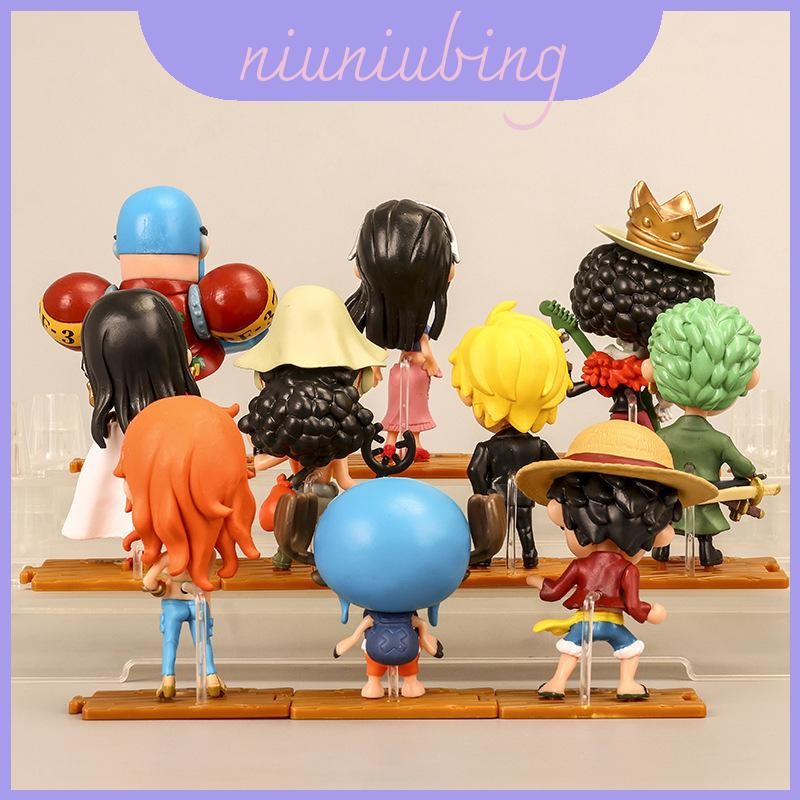 Anime Pvc Eye-catching Figures Set Featuring Luffy Zoro Chopper And 10 ...