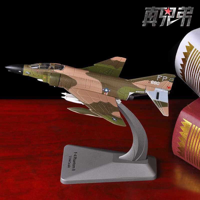 1: 2 ☆ 144 "Phantom" Fighter F-4 Alloy Model US Air Force Fighter ...