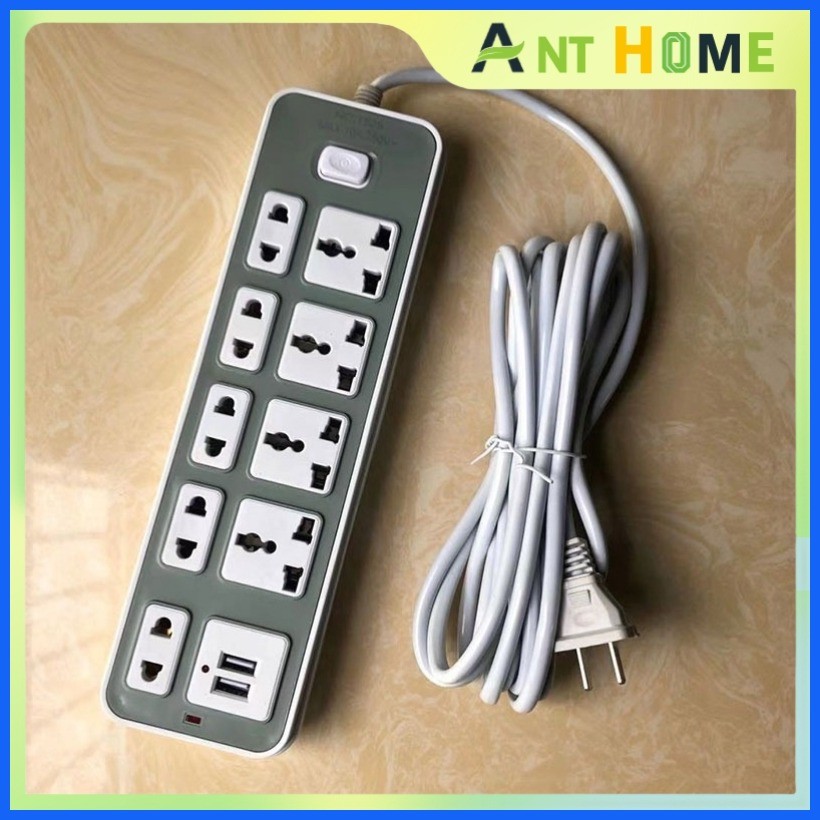 ∈ ☸ Heavy MultiFunction Socket Plug Universal Socket Power Strip With 9 ...