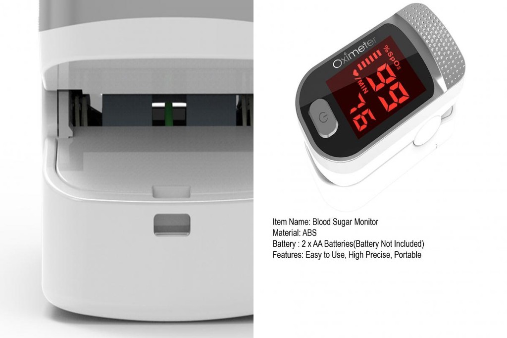 {doverywell} 3-in-1 Oximeter High Accuracy Compact Design Portable Non ...