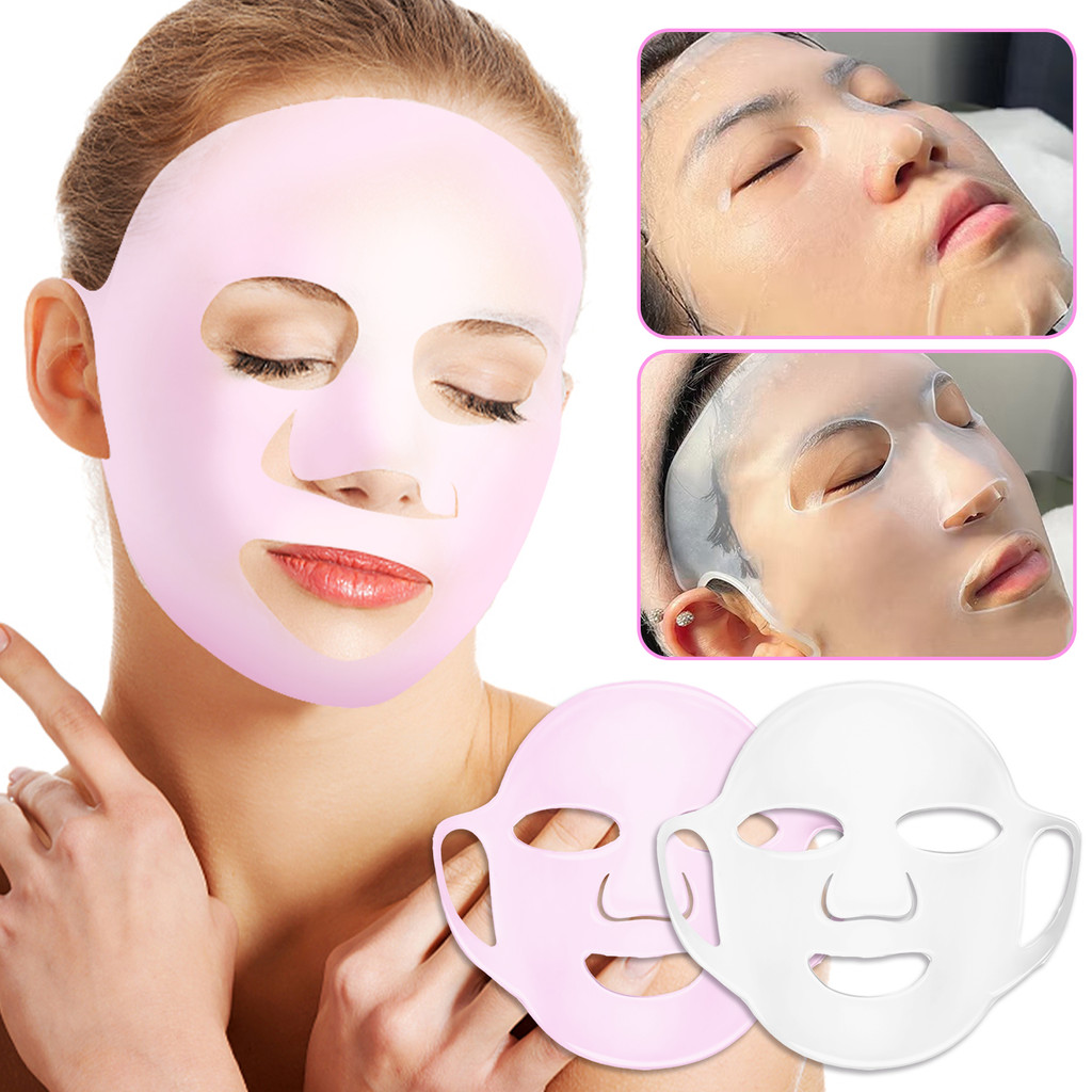 Washable 3D Moisturizing Silicone Mask Cover - Reusable Facial Shaping ...