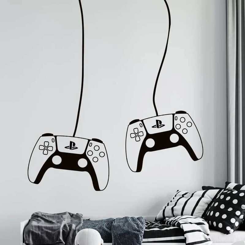 S Gamer Decal Video Games Ps4 Controller Sticker Gaming - Removable ...
