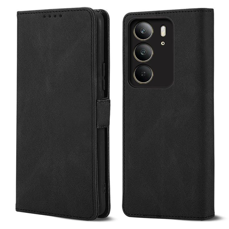 For Realme C75 Phone Case Deformable Stand Mode PU Flip Leather case ...