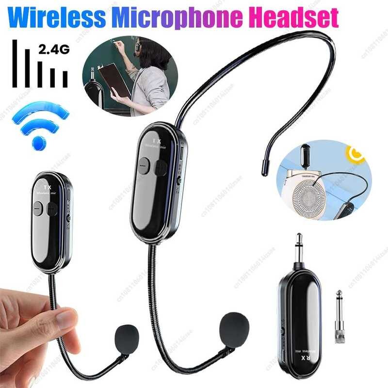 X 2 In 1 Wireless Microphone Long Range System set Mic Amplifier For ...