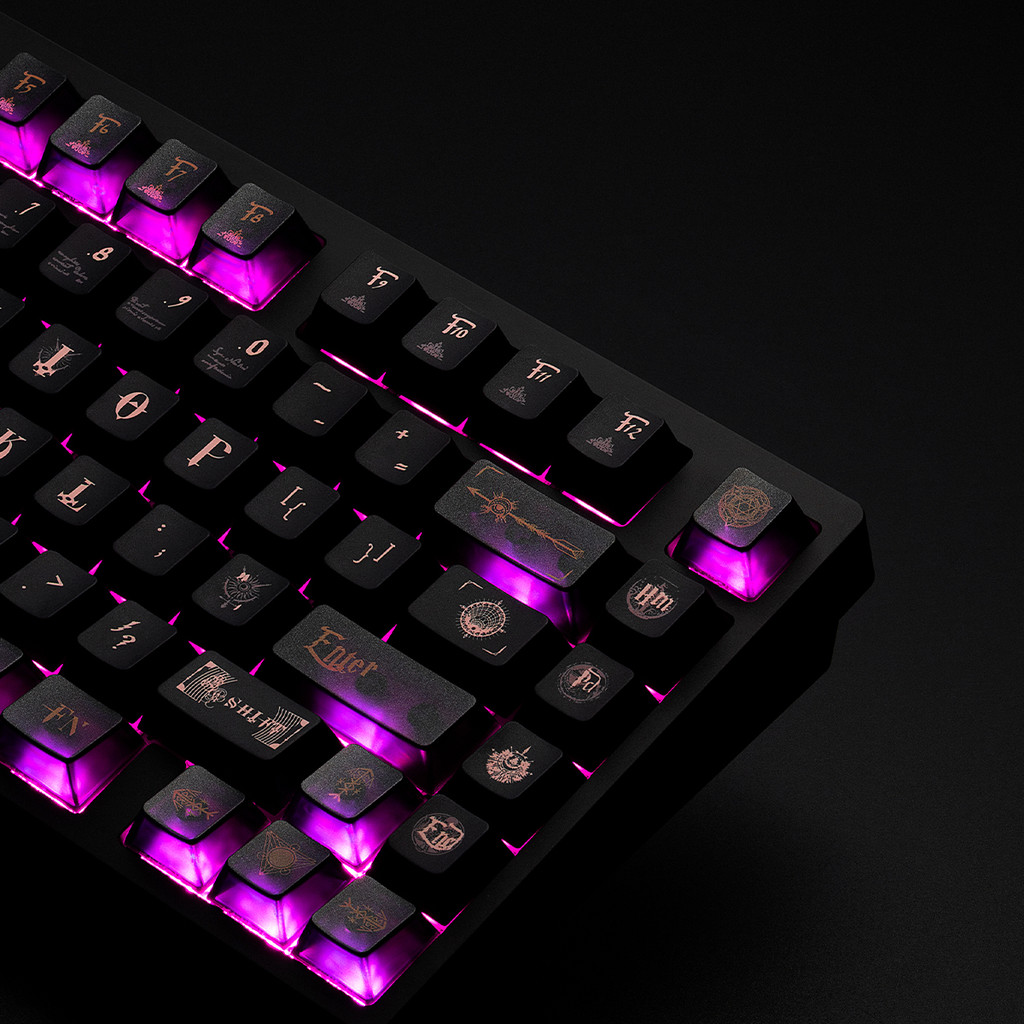 KeyGenius Harry Potter Keycaps Cherry Profile PC / PBT Foggy ...