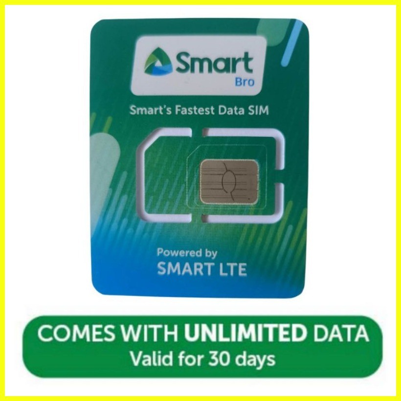 PLDT/Smart and Globe At Home Prepaid Wifi Simcard with 30 Days UNLI DATA ( Fast Delivery ...