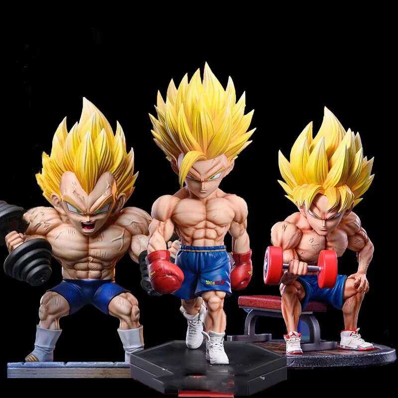Tt Dragon Goku Gohan Vegeta Figures Muscle Fiess Anime Er Saiyan DBZ ...