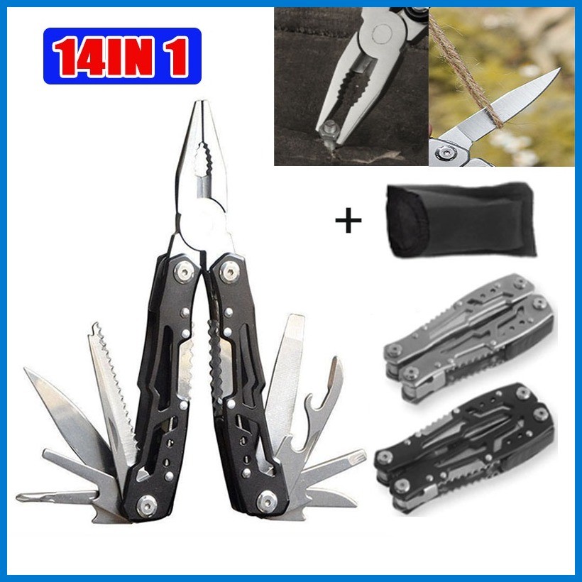 Multi-tool Pocket Knife Pliers Folding Mini Portable Fold Outdoor ...