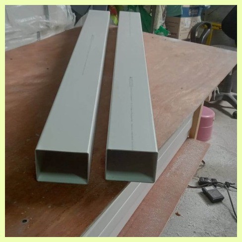 ATLANTA DURACON 3X4" X 4FT TUBULAR DOWNSPOUT, SQUARE PVC PIPE | Shopee ...