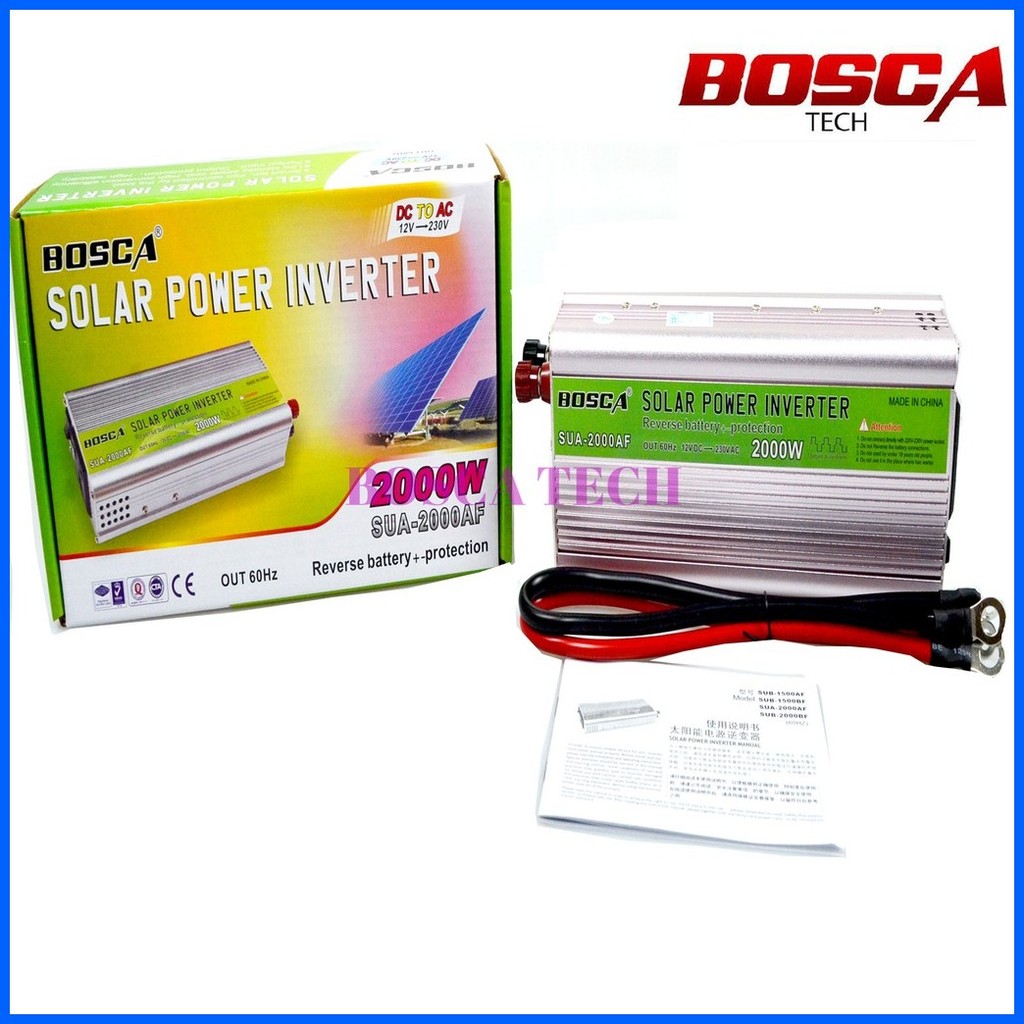 Bosca Sua-2000AF 2000W 12V Dc To 230V AC Solar Energy Emergency Power ...