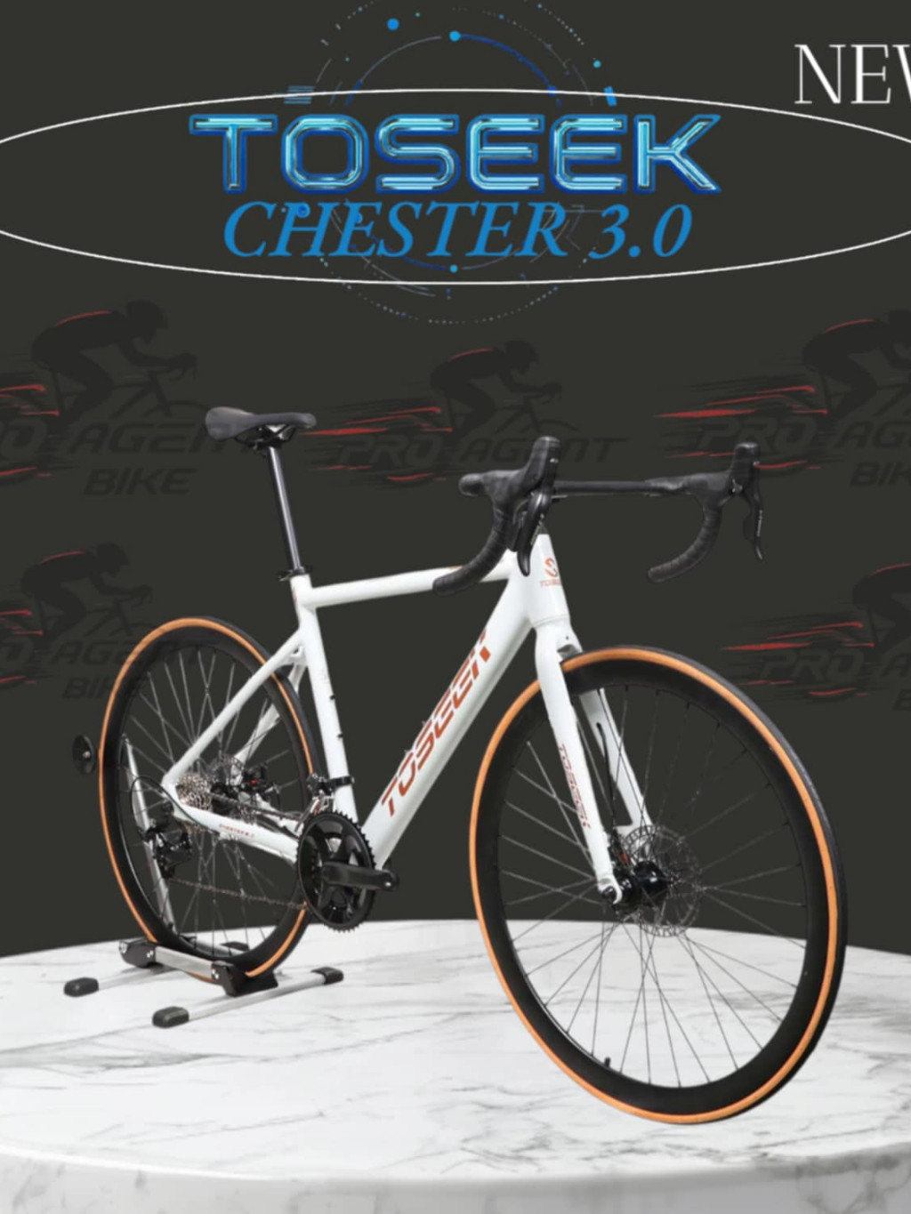PRO AGENT X NEW ROAD BIKE TOSEEK CHESTER 3.0 internal cabling, smooth ...