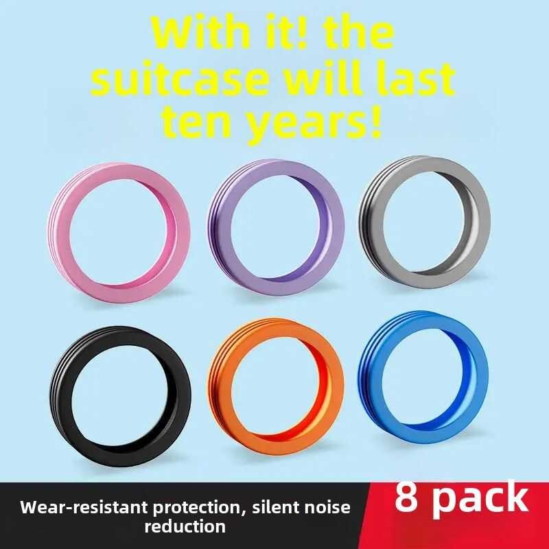 Silent Silicone Protection Cover For Lage Wheels Caster Shoes Suitcase ...