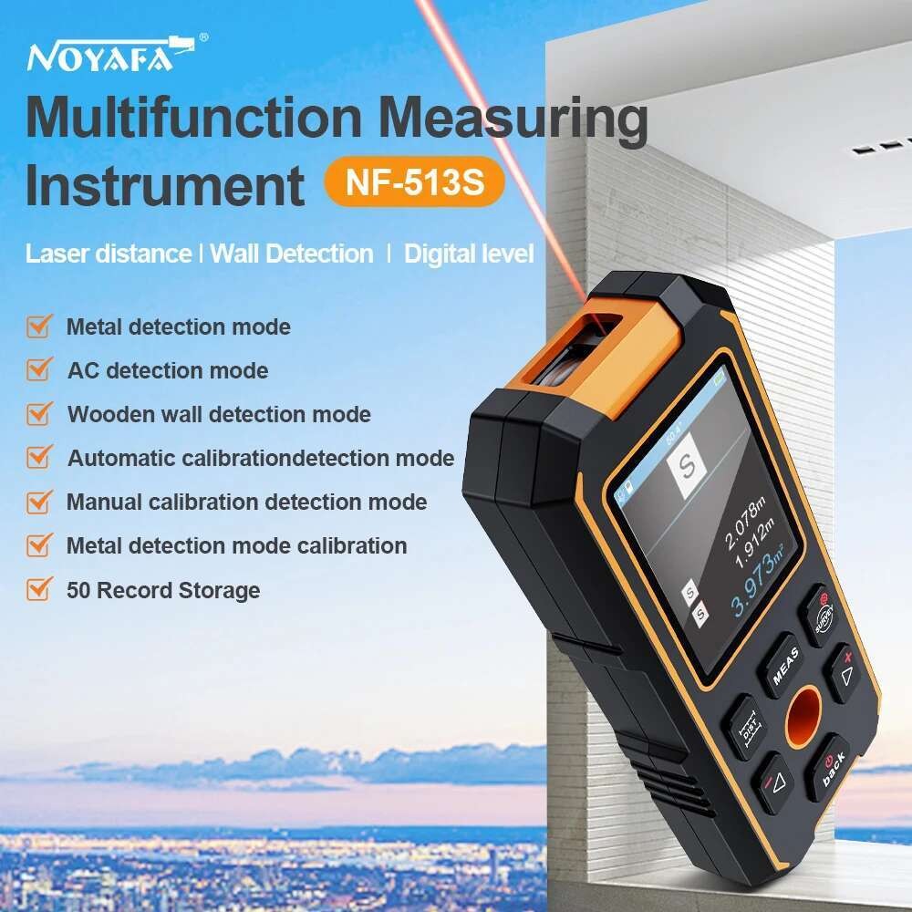 Noyafa NF-513S Metal Detector Wire Finder for Detecting Underground ...