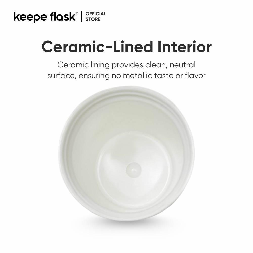 Keepe Flask Premium Ceramic Liner Tumbler Vacuum Insulated Hot and Cold ...