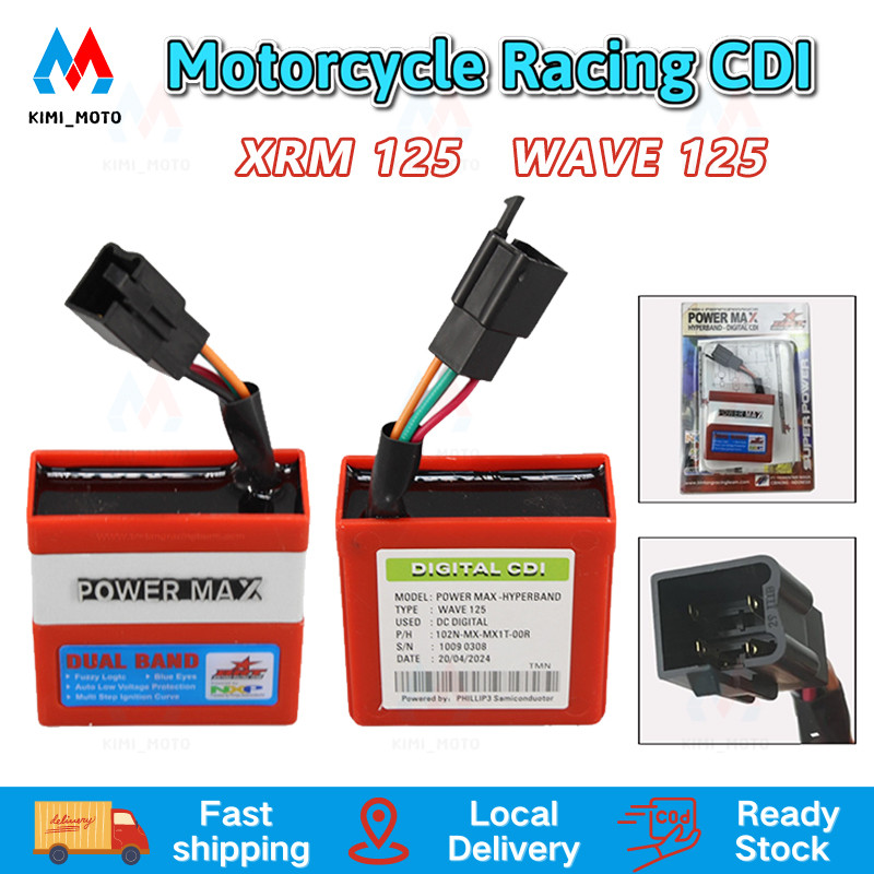 Racing CDI WAVE 125/XRM 125 4 PINS POWERMAX Motorcycle | Shopee Philippines