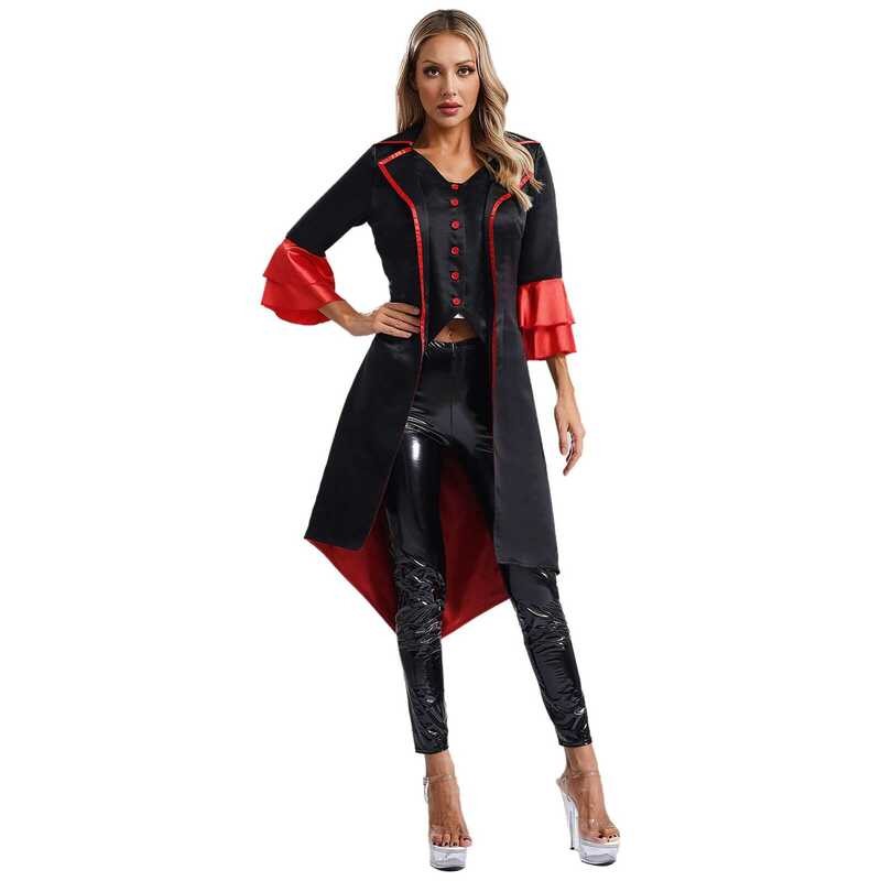 Kababaihang Witch Wizard Cosplay Costume Jacket Flare Sleeve Overcoat ...