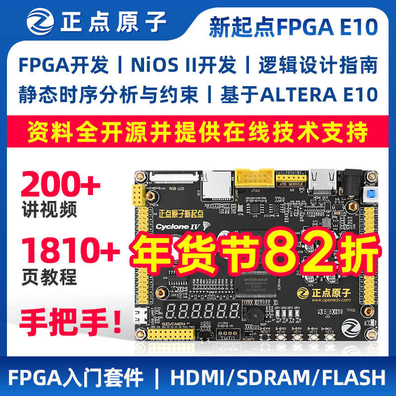 New Starting Point FPGA Development Board EP4CE10 Altera NIOS Core ...