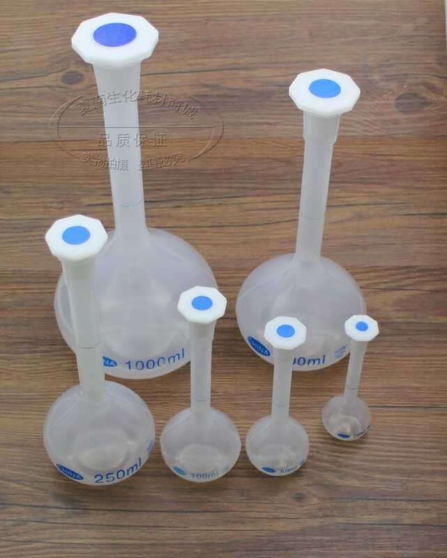 Plastic volumetric flask 25/50/100/250/500/1000ml, heat-resistant and ...