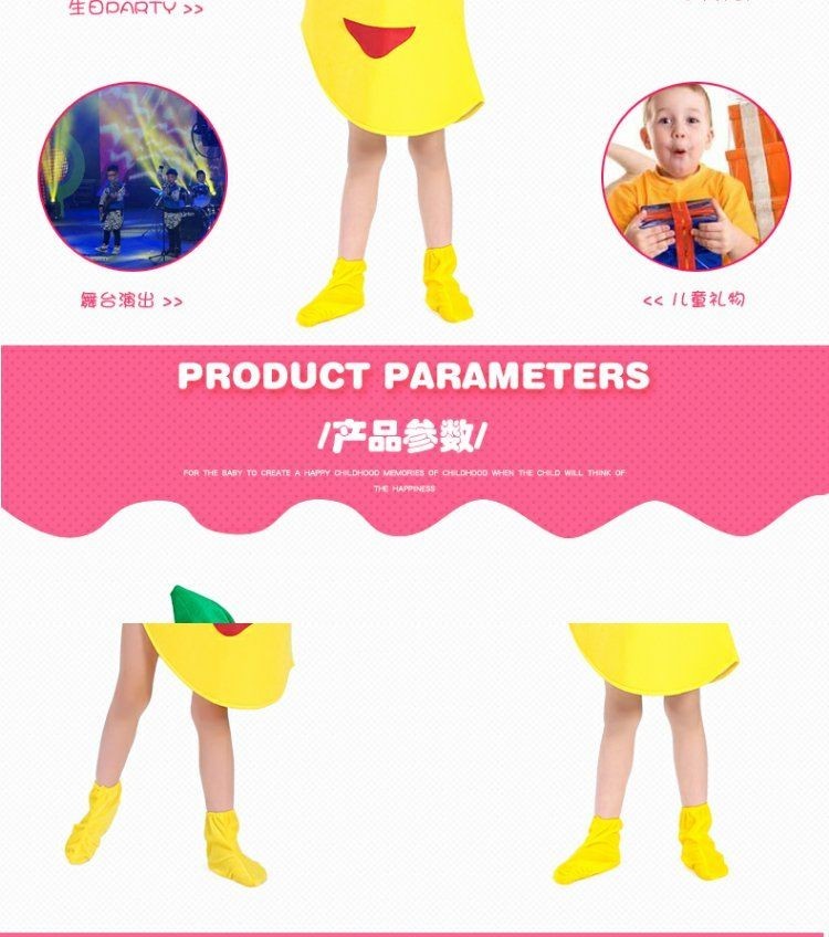 Nutrition Month Kids Fruit and Vegetable Costumes in Velvet Material for Halloween Kindergarten ...