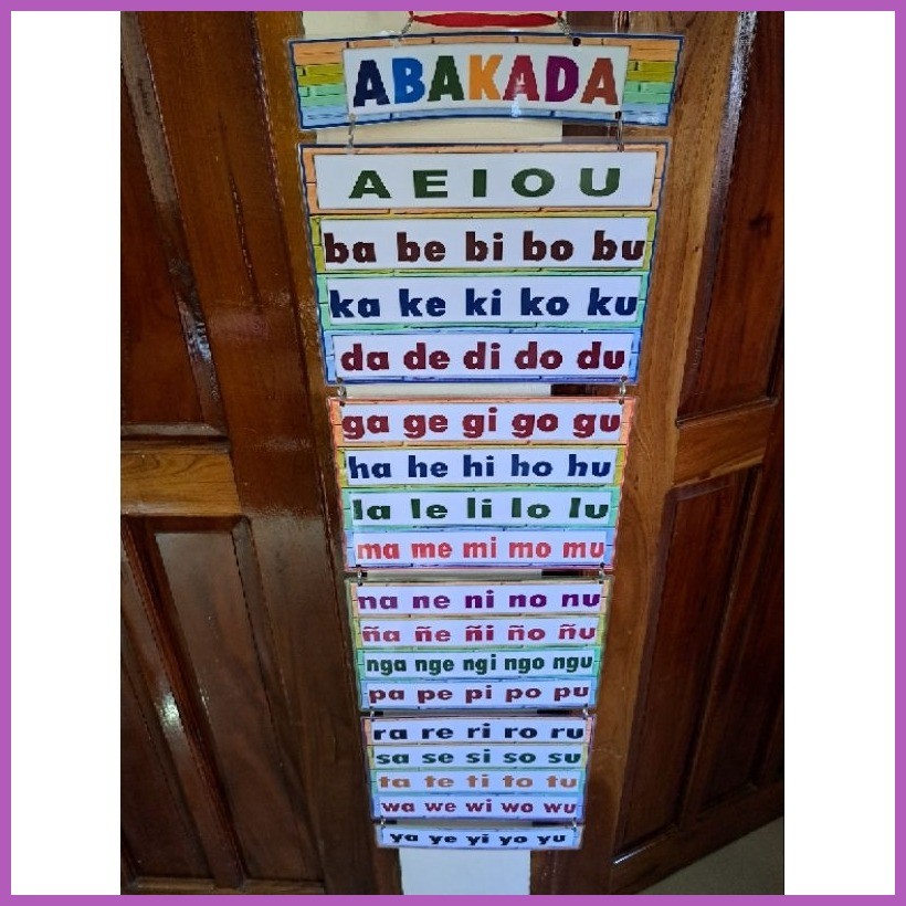 ♂ ♒ ABAKADA READING CHARTS Classroom design abakada for kids(teacher ...
