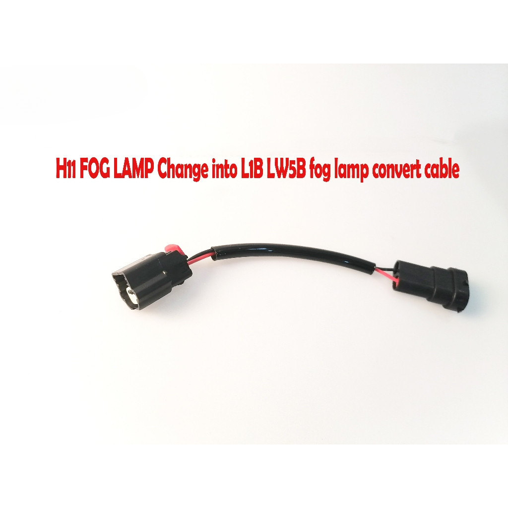 h11 fog lights change to L1B LW5B Fog lamp convert to wiring cable ...