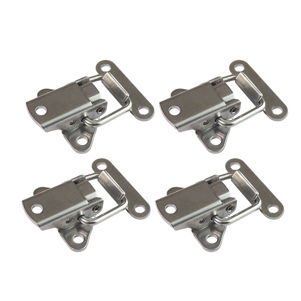 4Pcs Stainless Steel Cabinet Latch Hasp Toolbox Toggle Lock Hasp Toggle ...
