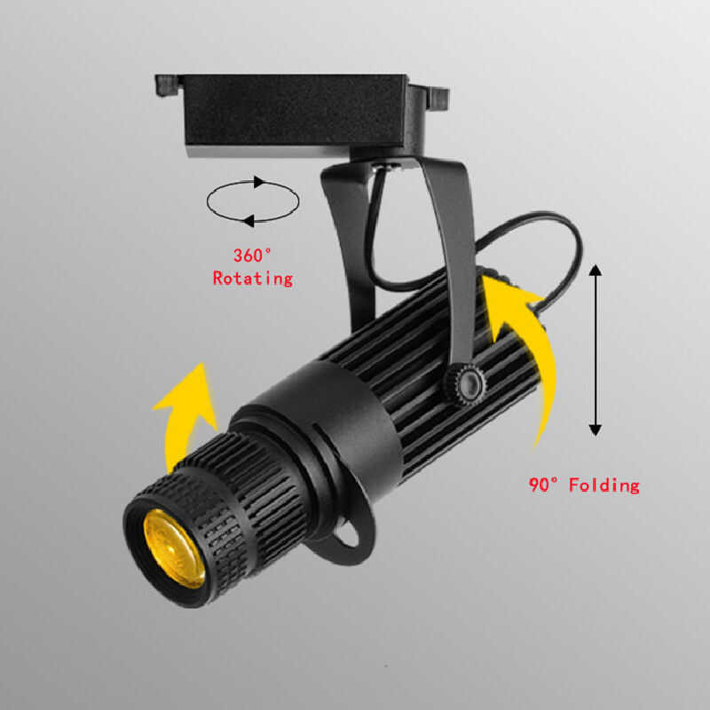 Stage Theater Zoom Spotlights, LED Focus - Projector Track Lights ...