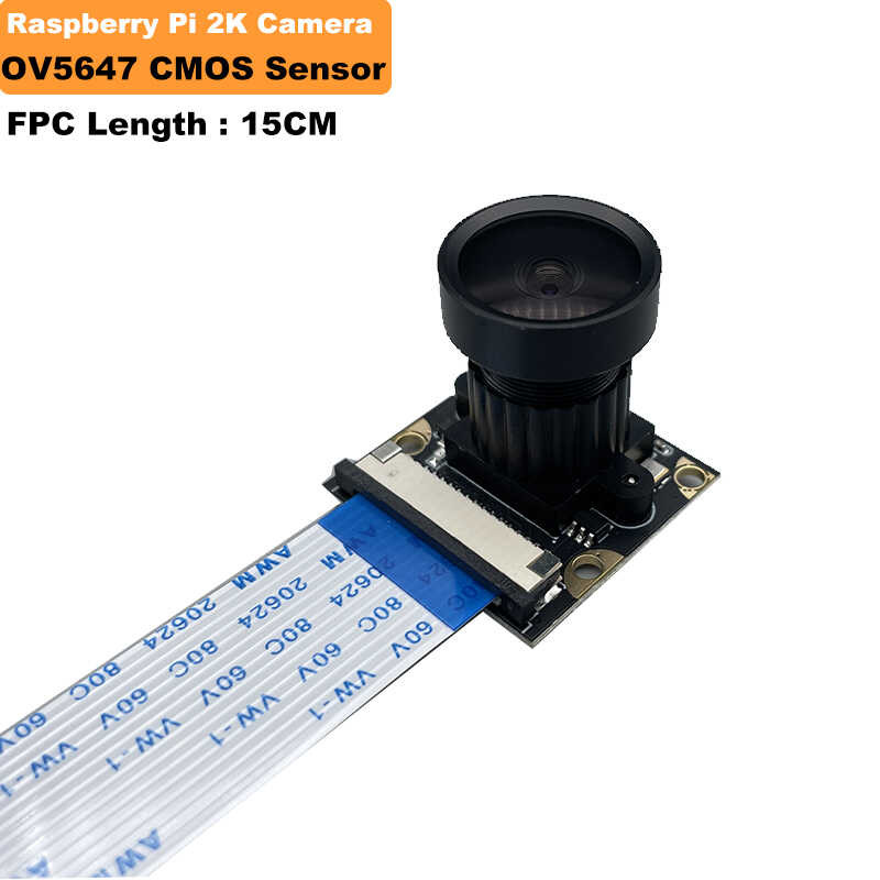 2K Camera Module Ov5647 5Mp 100Degree Distortionless Raspberry Pi 3/2 ...