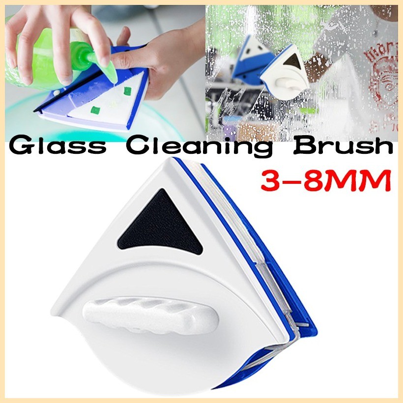 Double Side Glass Cleaning Brush Magnetic Window Cleaner Magnets ...
