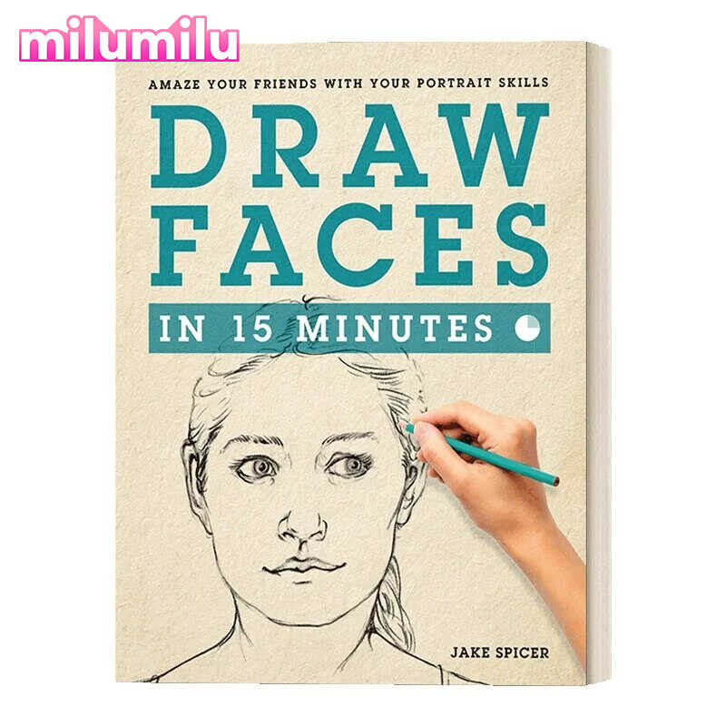 Milu Draw Faces In Minutes Original English Books | Shopee Philippines
