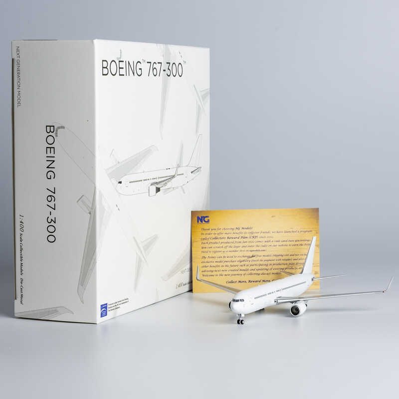 17000 Alloy Collectible Plane Gift NG 1:400 Boeing B767-300ER CF6 ...