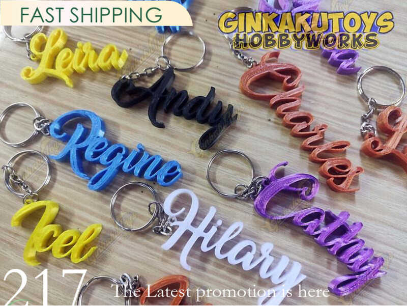 Personalized Customized CURSIVE Fonts Bag Tags Name Tag 3D Printed ...