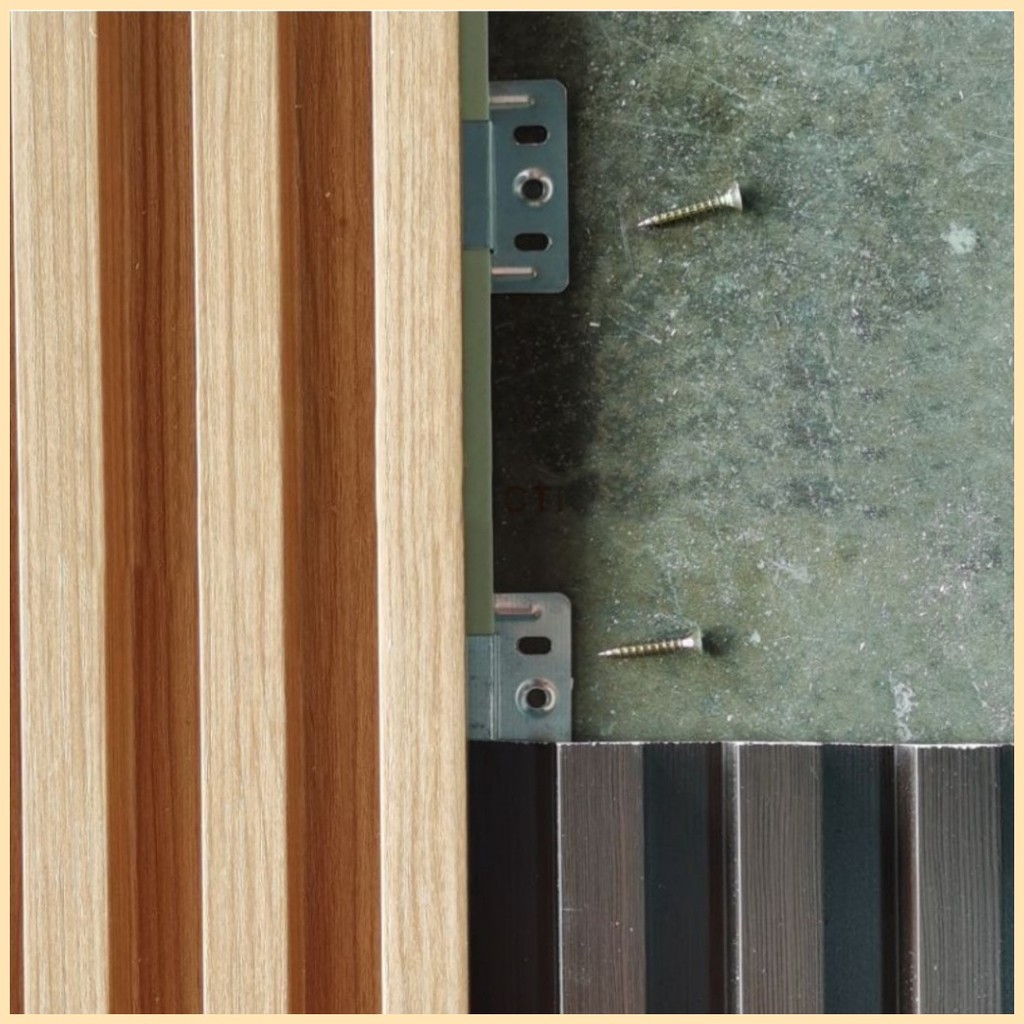 Metal Clip for Wpc wall and ceiling Fluted cladding clip only indoor ...