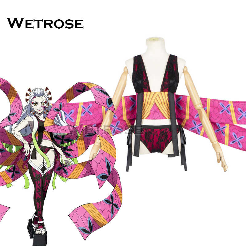 Stock 【Wetrose】In Daki Ume Cosplay Costume Kimetsu no Yaiba Anime Hot ...
