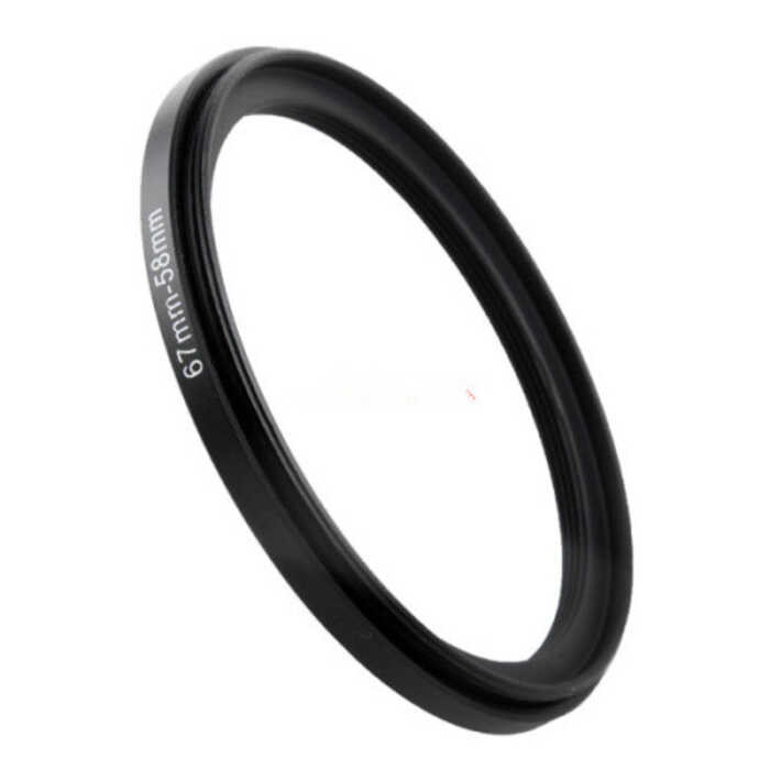 Of the DSLR camera 67 - 58 67 mm to 58 mm inverted filter adapter ring ...