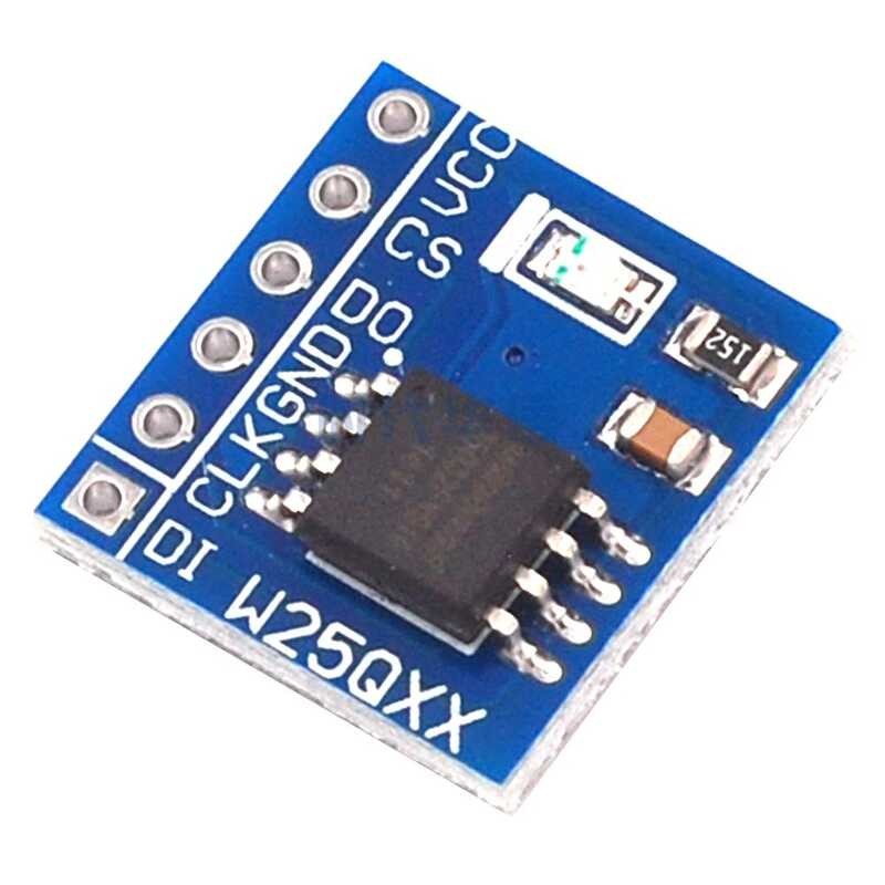 W25Q32/64/128 high-capacity FLASH storage module/SPI interface BV FV ...