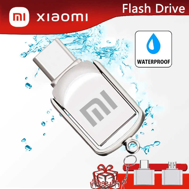 XIAOMI Type-C & 2-In-1 Flash 128Gb 256Gb 512Gb Usb3.0 Pen Drive 64Gb ...