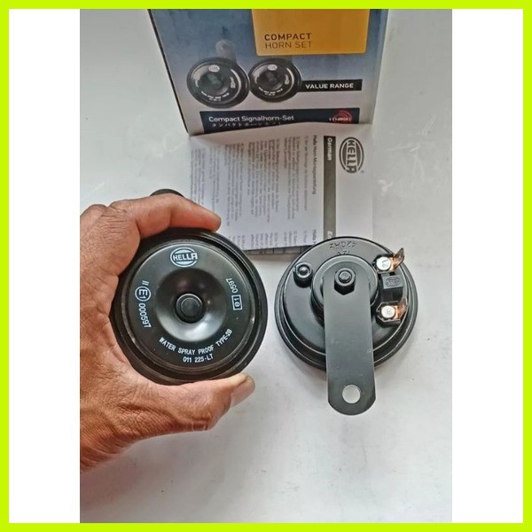 HELLA COMPACT TWIN HORN 100% original 12v for motorcycle/cars | Shopee ...