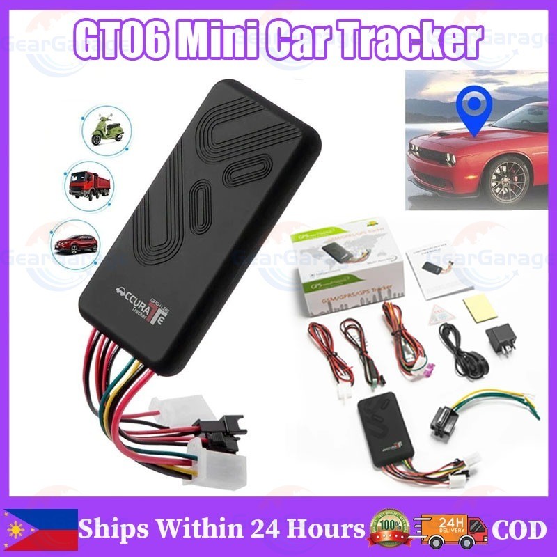 GT06 Car GPS Tracker SMS GSM GPRS Vehicle Tracker Locator Anti-theft Tracking Alarm Monitor ...