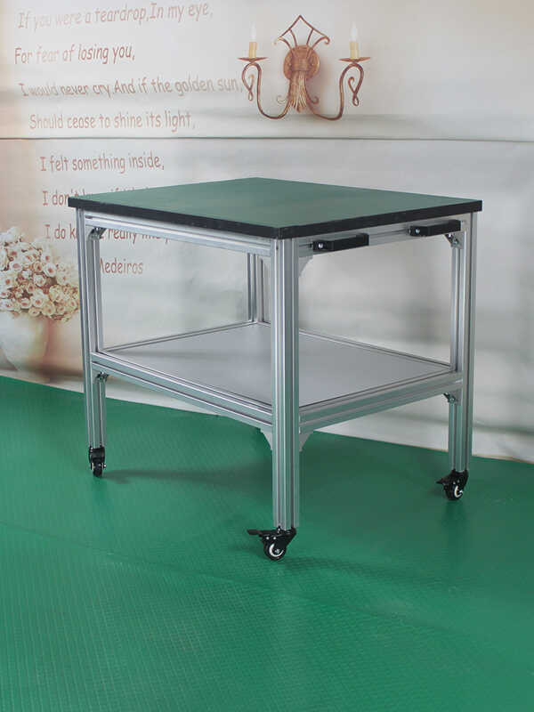 Aluminum Alloy Profile Anti-Static Workbench with Wheels for Workshop ...