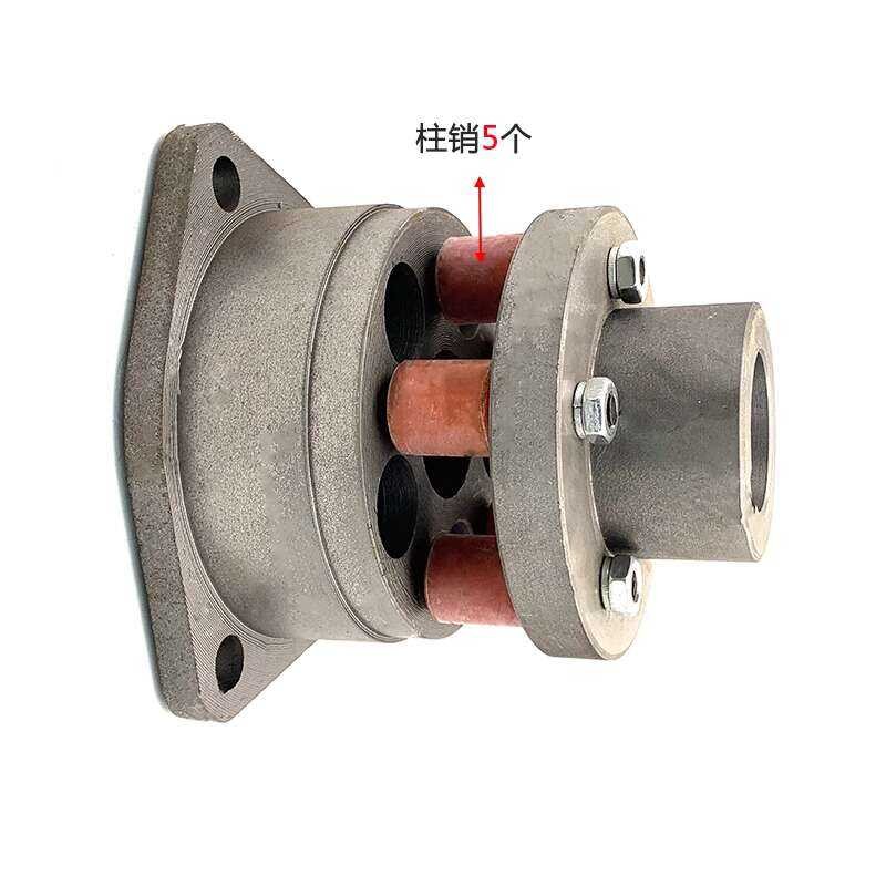 ♣ Pulley to Coupling Conversion Shaft Transmission Single Cylinder ...