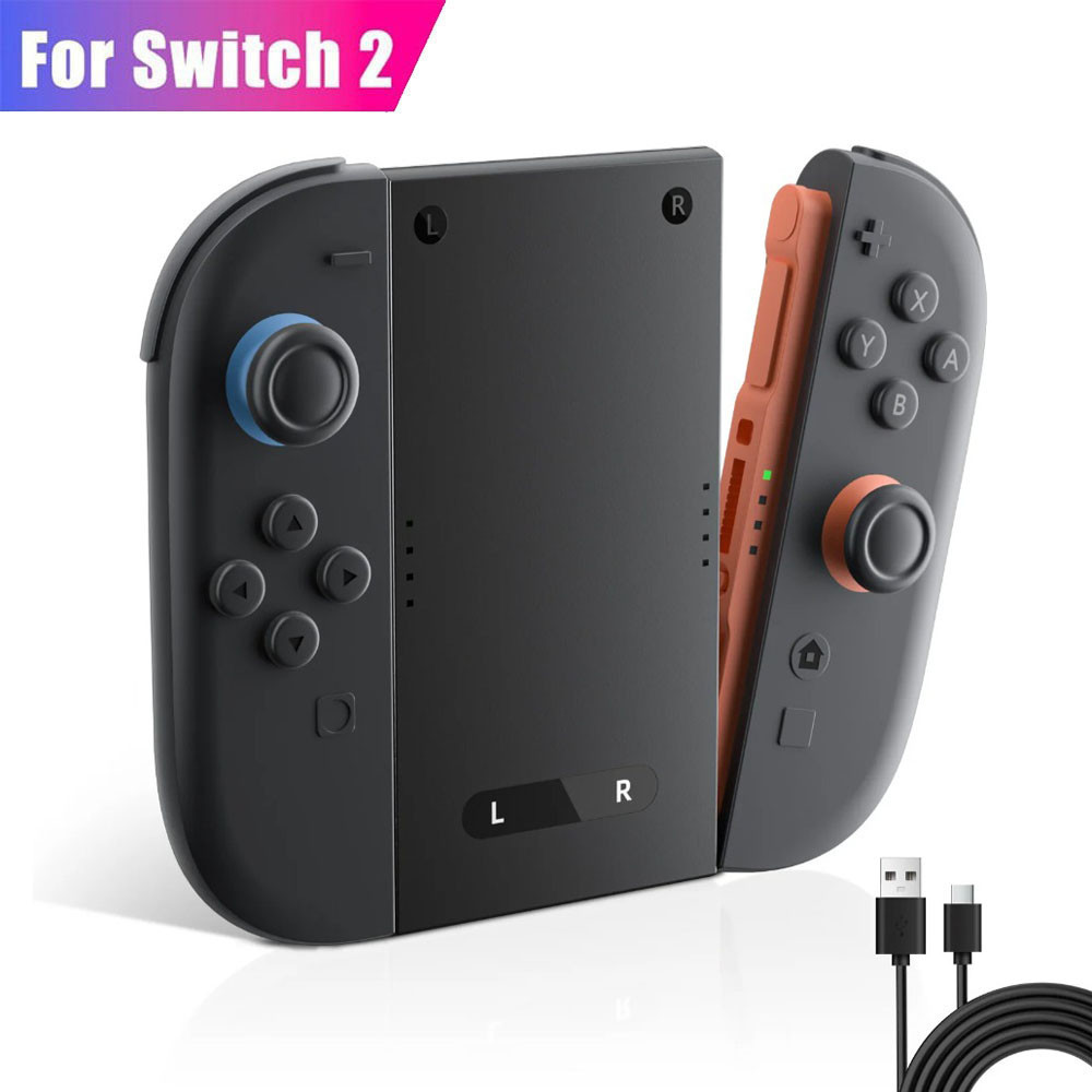 For switch2 left and right handle charging grip NS2 Joycon charging grip bracket charging switch ...