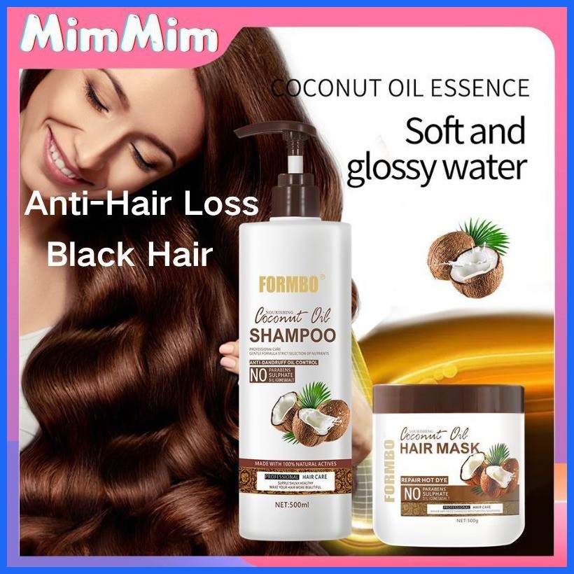 ∈ Coconut Shampoo & Conditioner Anti- Dandruff Repair Damage Hair ...