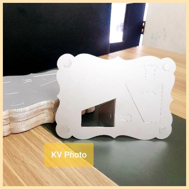 Silver 4R Photo Frame Standee Photobooth ♣ | Shopee Philippines
