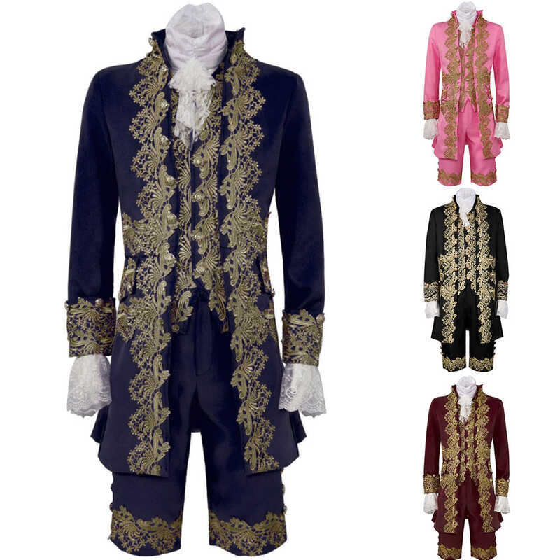 British Mn Gntlman Suit Victorian Tudor Rococo Outfit Frock Coat ...