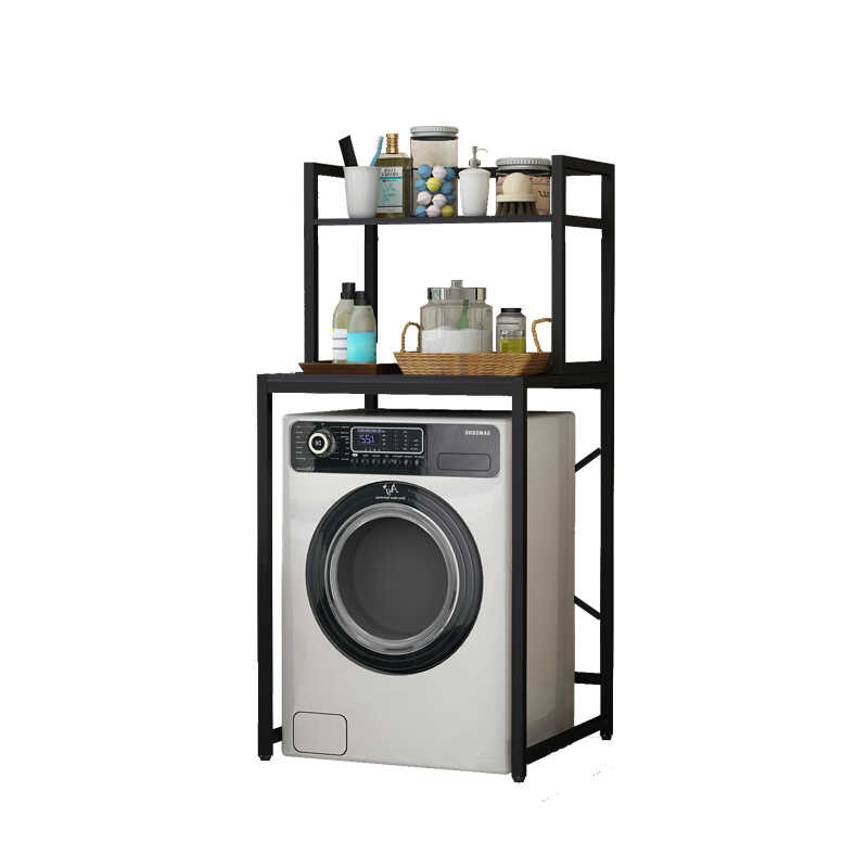 Washing machine balcony storage, hygiene, floor to ceiling rack ...